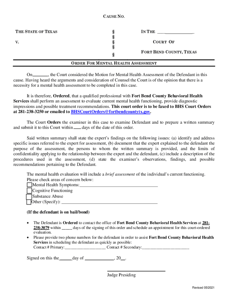 Fillable Online The Court, on its own motion,The State of Texas by ... Fax Email Print - pdfFiller