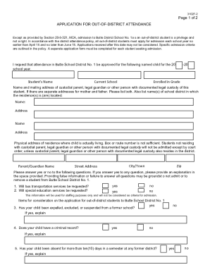 Fillable Online Part 1. Attendance - Table of Contents, Title 20 ...