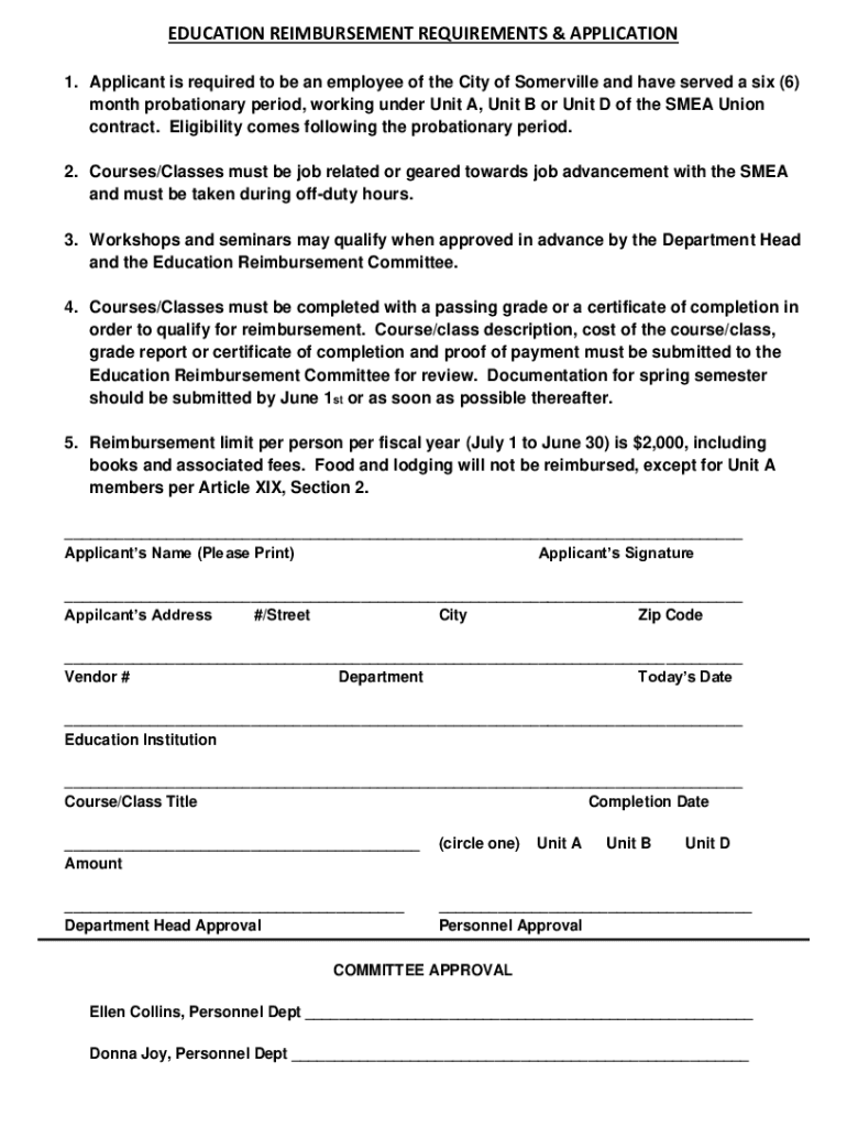 Fillable Online Employee Tuition Reimbursement: How Does it Work and ...