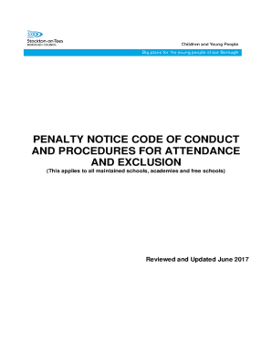 Fillable Online penalty-notice-code-of-conduct-and-procedures-for ...