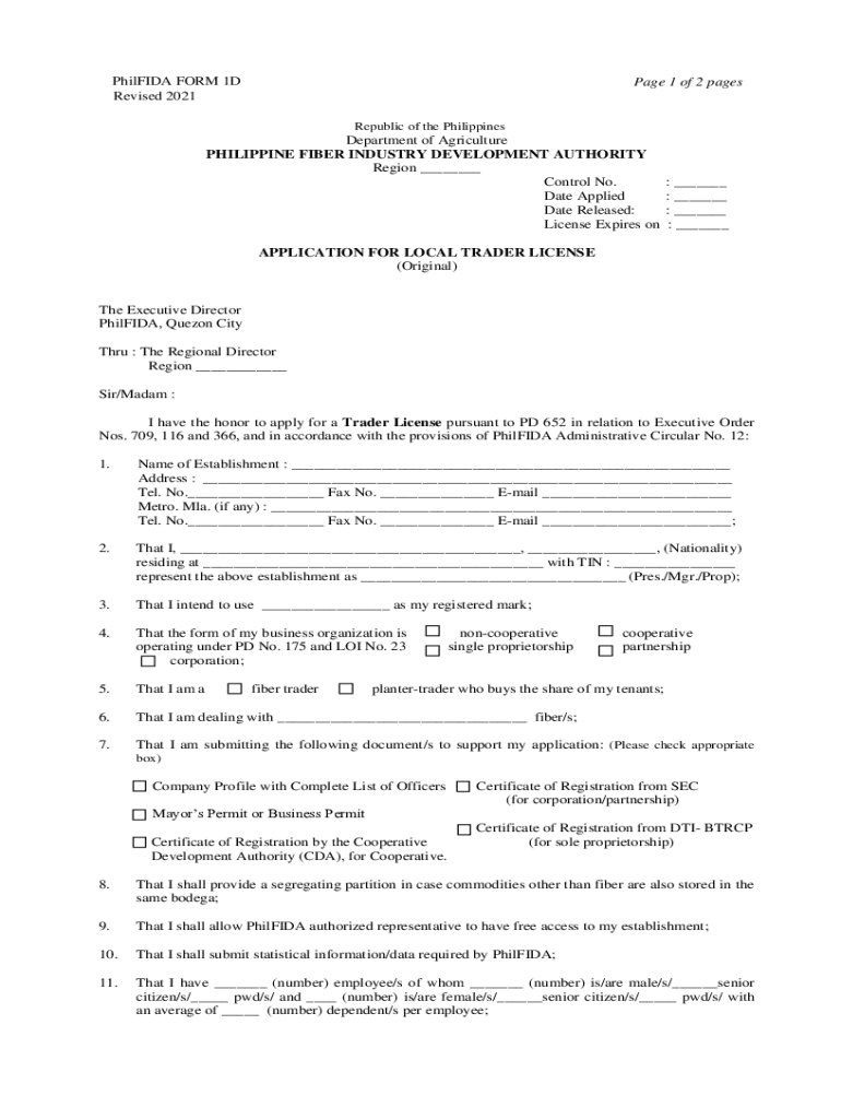 Fillable Online DOLE XI, DA XI, PhilFIDA XI and licensed agricultural ... Fax Email Print ...