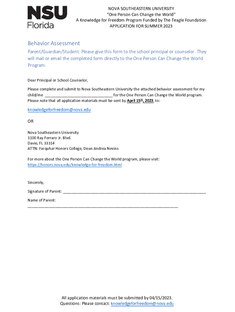 Fillable Online honors nova Consent Form Media Authorization and ...