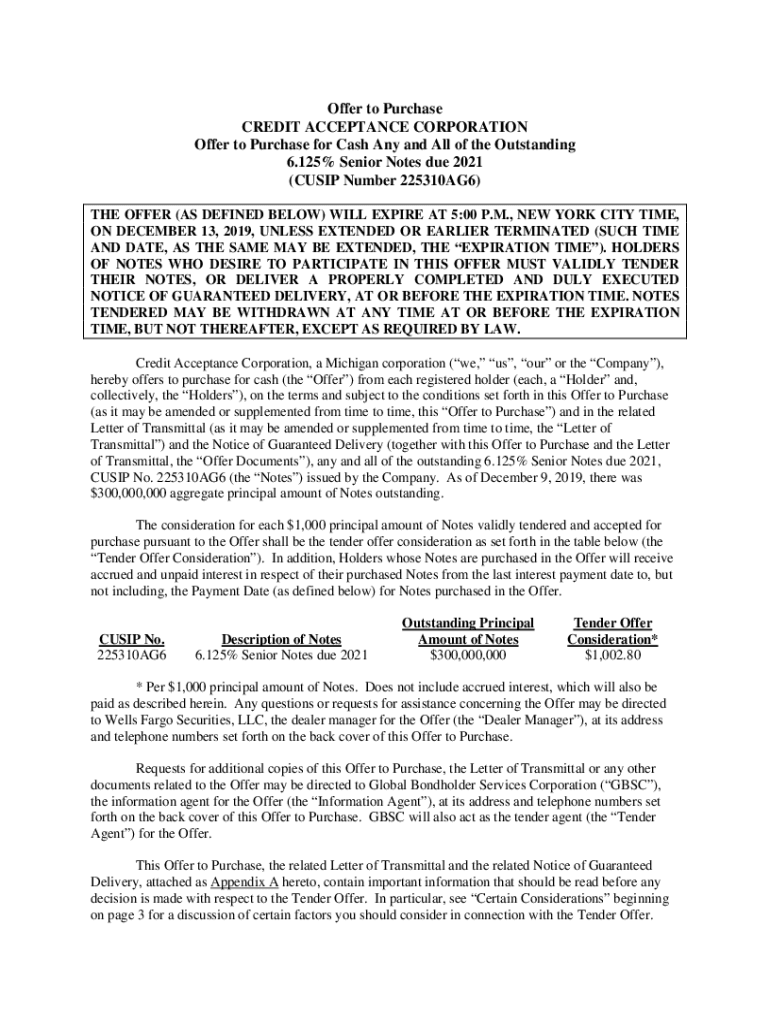 Fillable Online Credit Acceptance Auto Finance: Get pre-qualified to ...