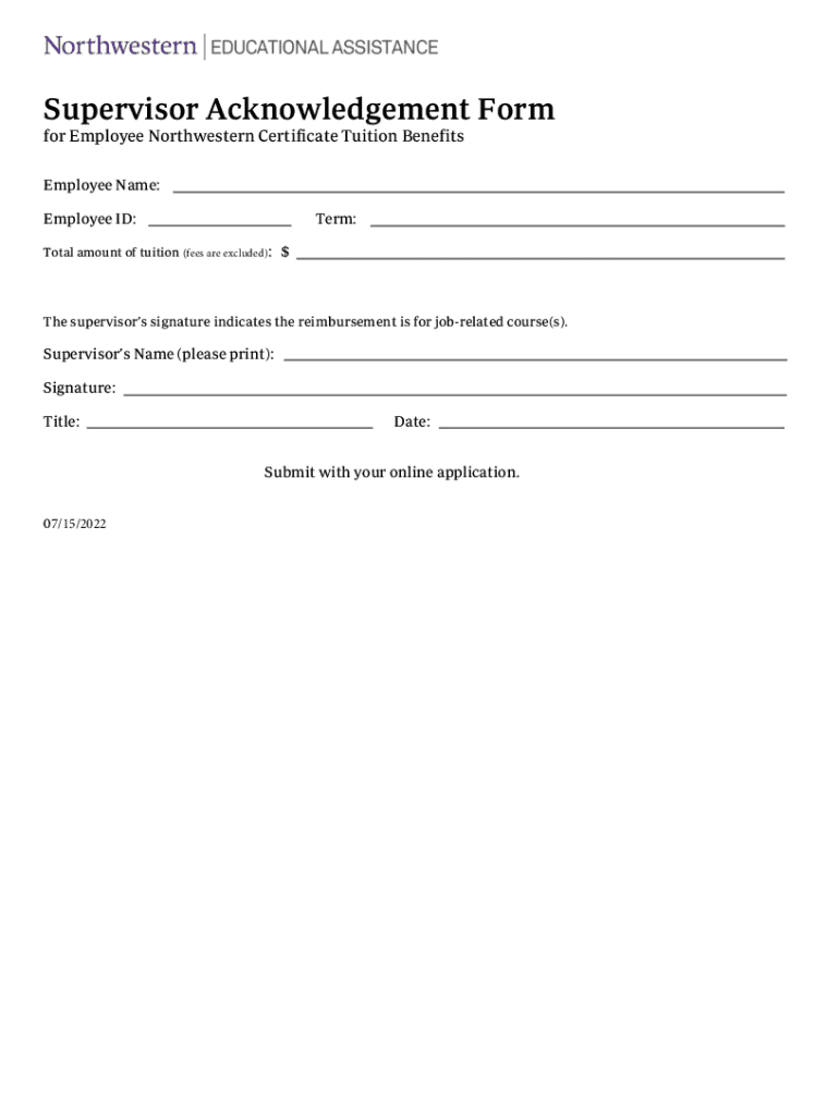 Fillable Online Employee Certificate Tuition Benefits - Human Resources Fax Email Print - pdfFiller