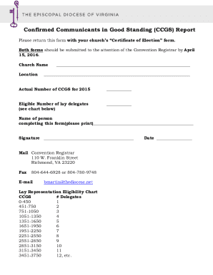 Fillable Online In determining lay representation at the Annual Council ...