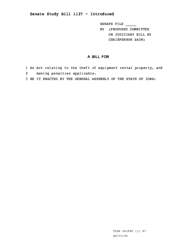 Fillable Online State Senator Sandy Salmon Fax Email Print - pdfFiller