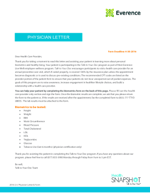 Fillable Online PHYSICIAN LETTER Fax Email Print - pdfFiller