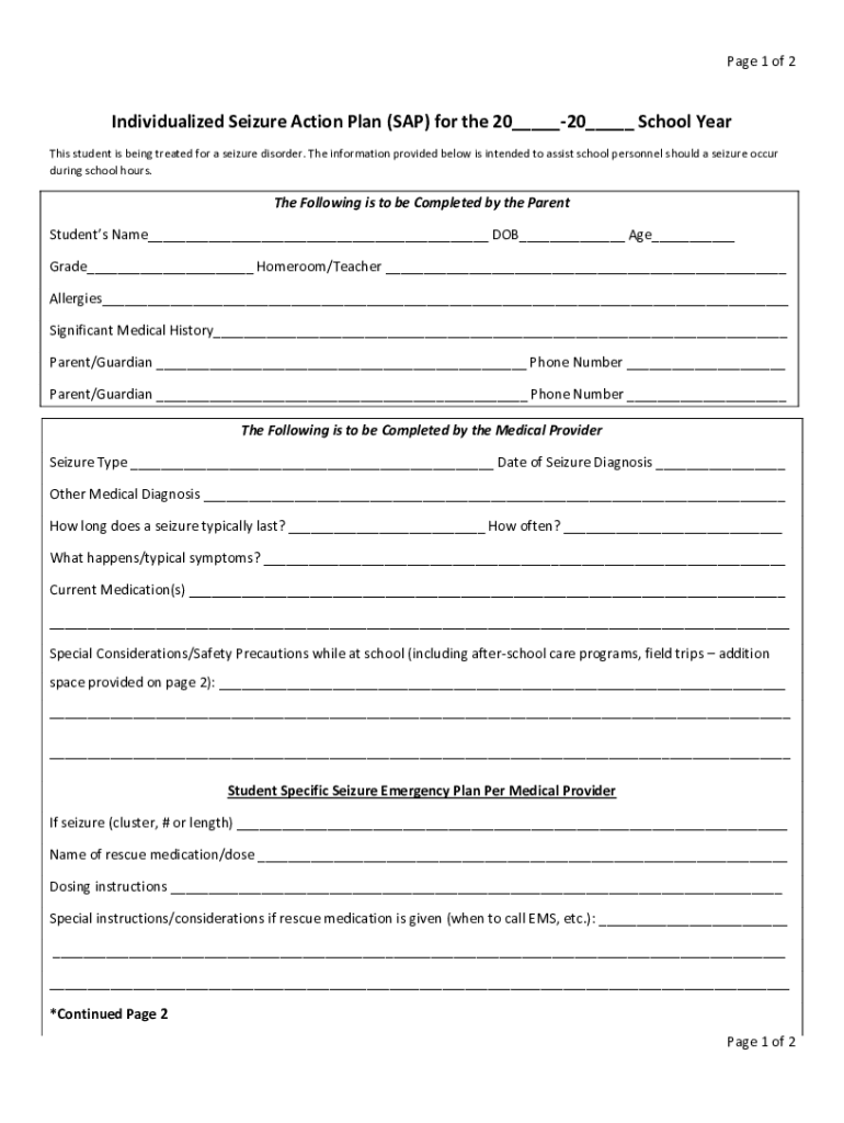 Fillable Online Seizure Forms Fax Email Print - pdfFiller