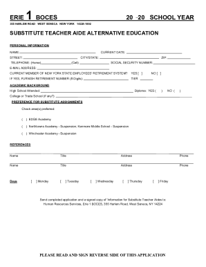 Fillable Online Classified Job Application and Open Positions Fax Email Print - pdfFiller