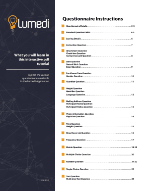 Fillable Online Questionnaire Instructions Fax Email Print - pdfFiller