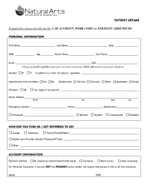 Fillable Online First Name Last Name Date Fax Email Print - pdfFiller