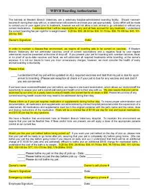 Fillable Online Boarding Check-in Form Fax Email Print - pdfFiller