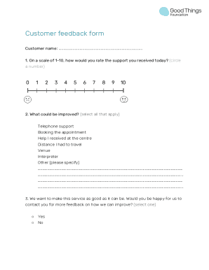 Fillable Online Customer name: Fax Email Print - pdfFiller