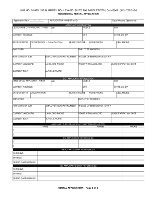 Fillable Online JMR Holdings Forms Fax Email Print - pdfFiller