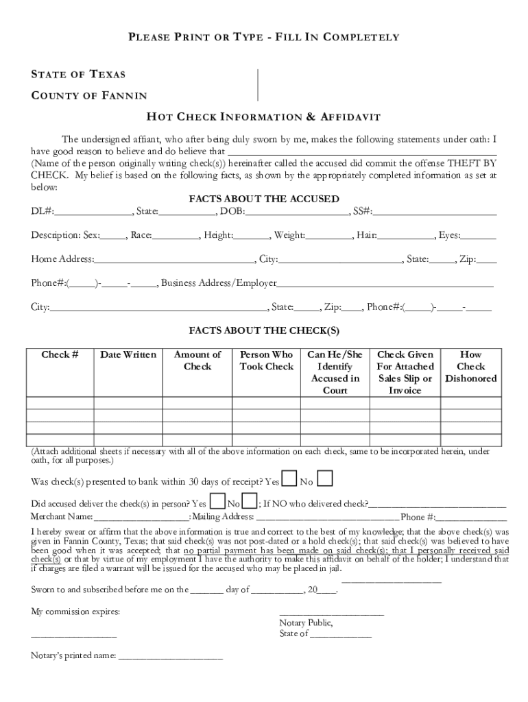 Fillable Online The undersigned affiant, who after being duly sworn by ...