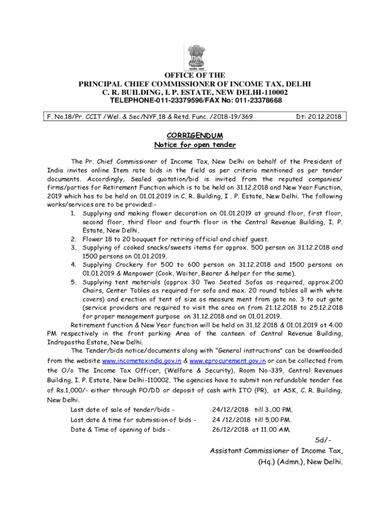 Fillable Online office incometaxindia gov Income Tax Directory ...