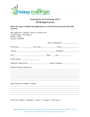 Fillable Online Application FAQ and Terms and Conditions for ... Fax ...