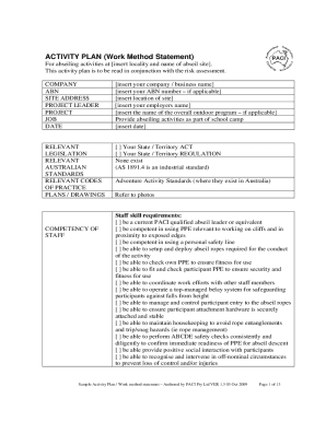 Fillable Online Risk Assessment and Method Statements (RAMS) Fax Email Print - pdfFiller