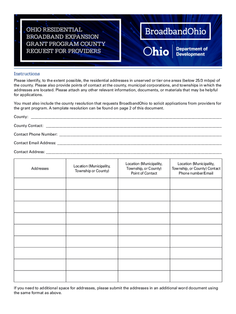 Fillable Online FY2023 State Broadband Expansion Grant Applications Fax Email Print - pdfFiller