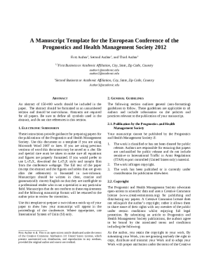 How should I enter author affiliations? Doc Template | pdfFiller