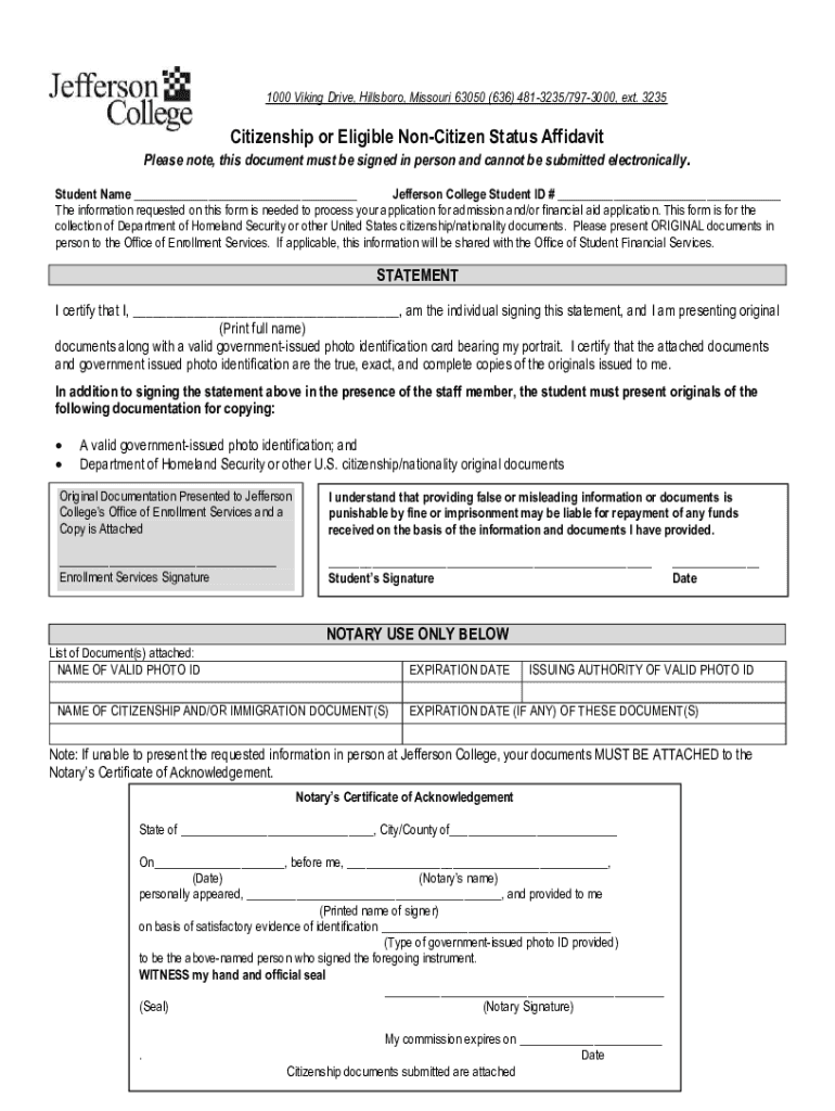 Fillable Online 2021-2022 Citizenship and Eligible Non-Citizen Status ...