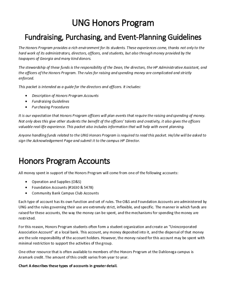 Fillable Online Honors Program at UNG prompts solid bond for students Fax Email Print - pdfFiller