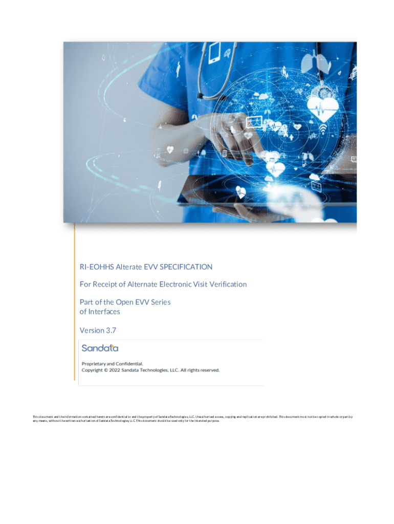 Fillable Online eohhs ri RI Alt EVV Specifications 3.7 Fax Email Print ...
