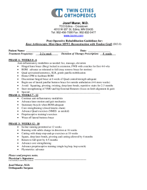 Fillable Online Twin Cities Orthopedics with Urgent CareEdina ...