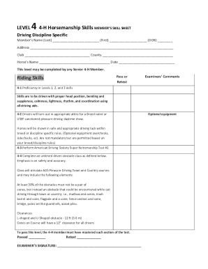 Fillable Online MEMBERS SKILL SHEET Fax Email Print - pdfFiller