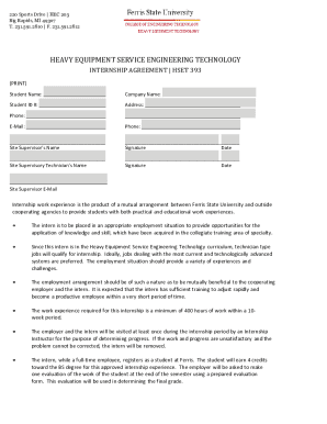 Fillable Online BS Internship Forms Fax Email Print - pdfFiller