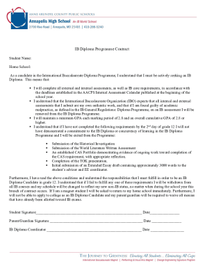 Fillable Online Rules for IB World Schools: Diploma Programme Fax Email ...