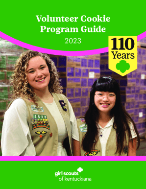 Fillable Online Volunteer Cookie Program Guide Fax Email Print - pdfFiller