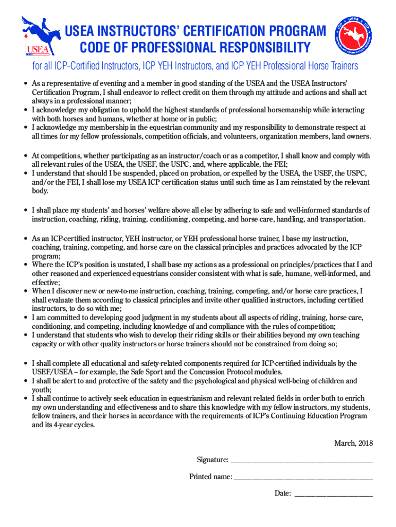 Fillable Online The Benefits of Riding with an ICP Certified Instructor Fax Email Print - pdfFiller