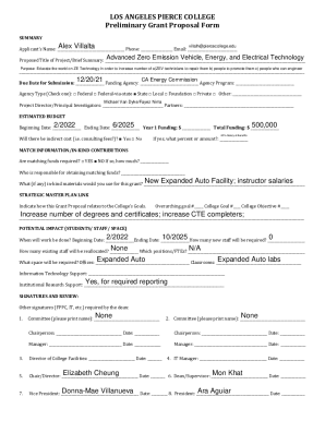 Fillable Online Notice of Intent to Apply for External Funding Form Fax ...