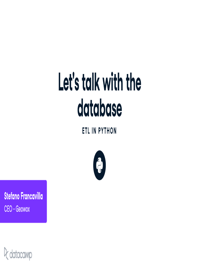 Fillable Online Move Data To A Database With Python Sqlalchemy Fax