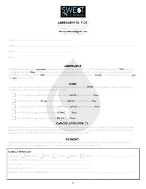 Fillable Online Sweat Agreement Fax Email Print - pdfFiller