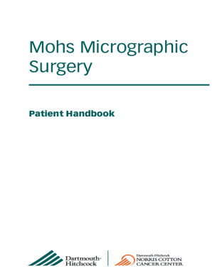Fillable Online Mohs Micrographic Surgery Patient Handbook Fax Email ...