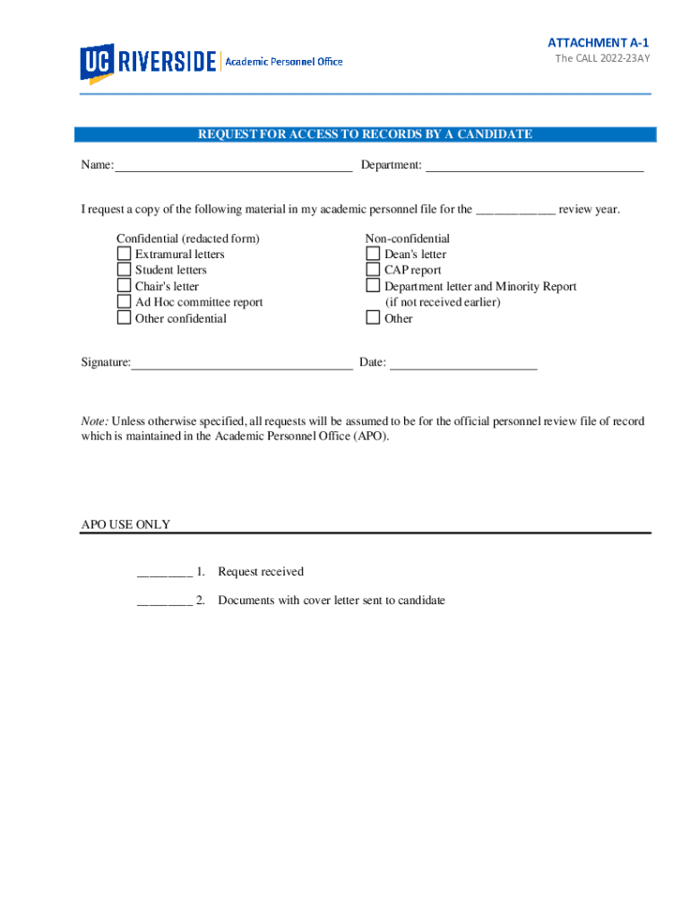 Fillable Online academicpersonnel ucr CANDIDATE'S CERTIFICATION ...