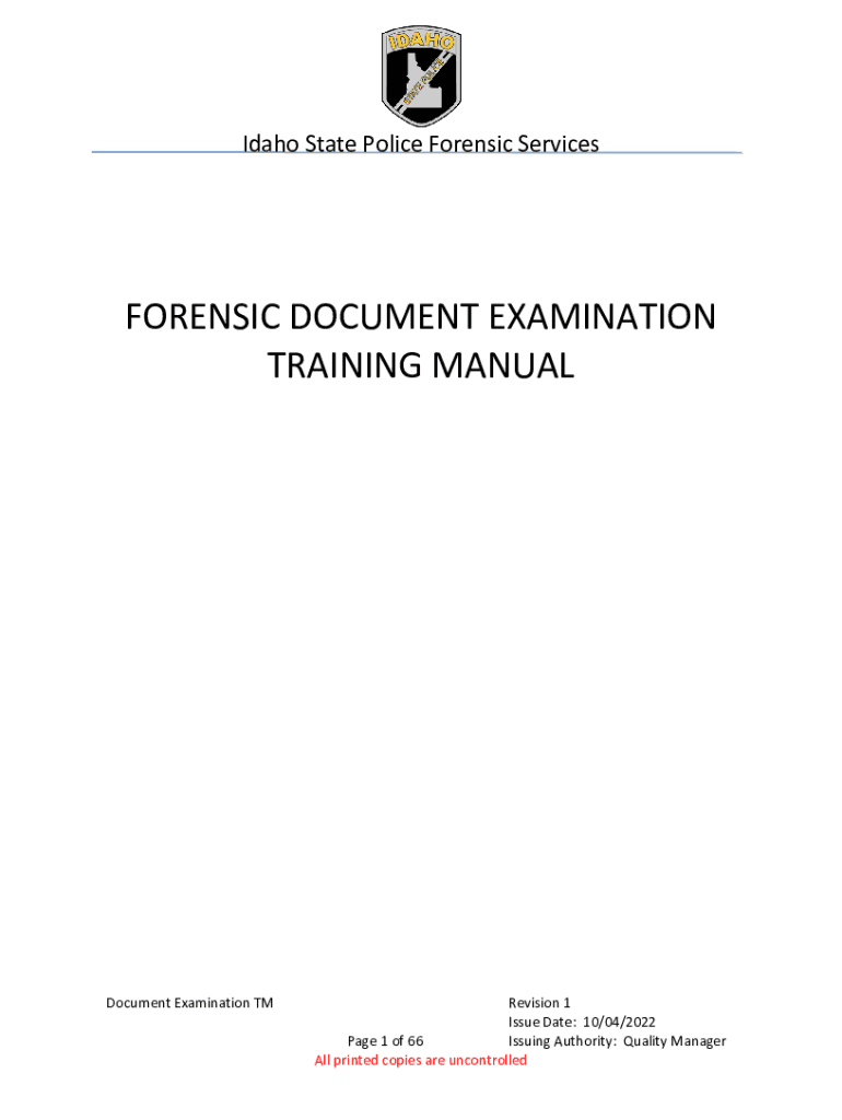 Fillable Online isp idaho Idaho State Police - Forensic Services Fax Email Print - pdfFiller