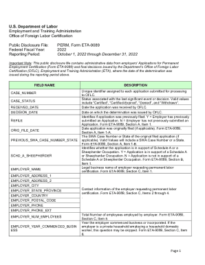 Fillable Online Chapter 6 - Permanent Labor Certification Fax Email ...