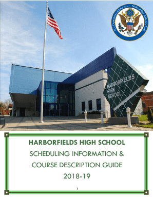 Fillable Online harborfields high school - scheduling information Fax ...