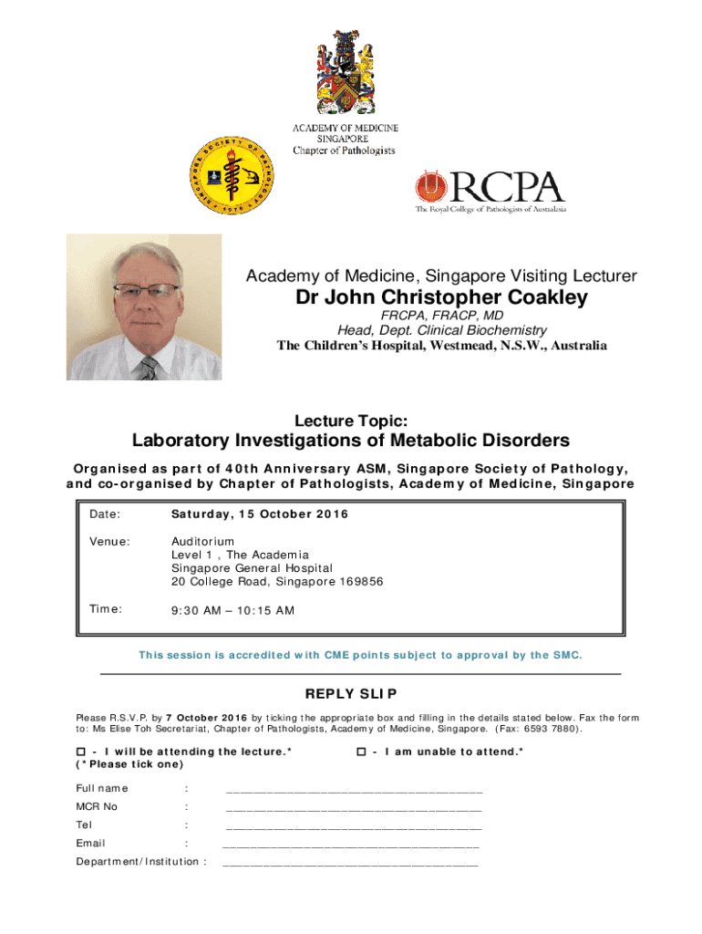 Fillable Online Dr John Christopher Coakley Fax Email Print - pdfFiller