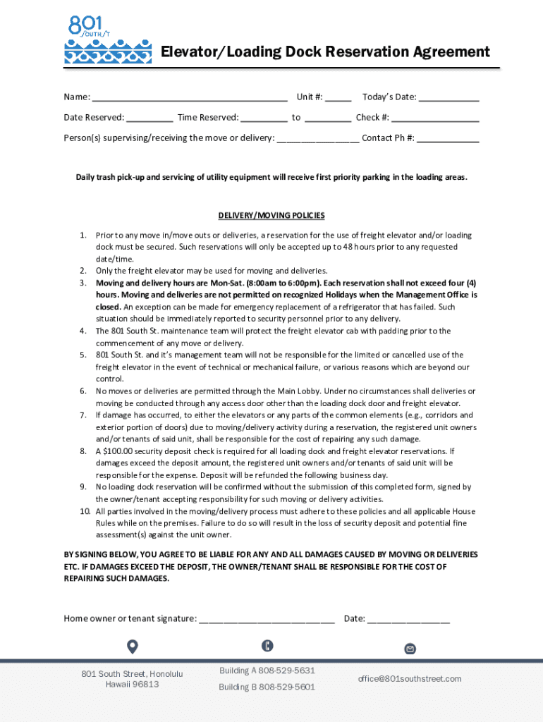 Fillable Online Freight Elevator/Loading Dock Sample Clauses Fax Email ...