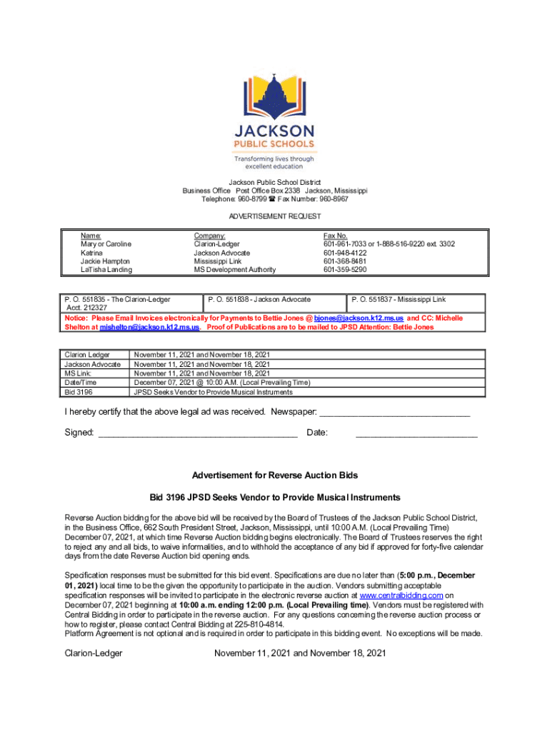 Fillable Online 551838 - Jackson Advocate Fax Email Print - pdfFiller