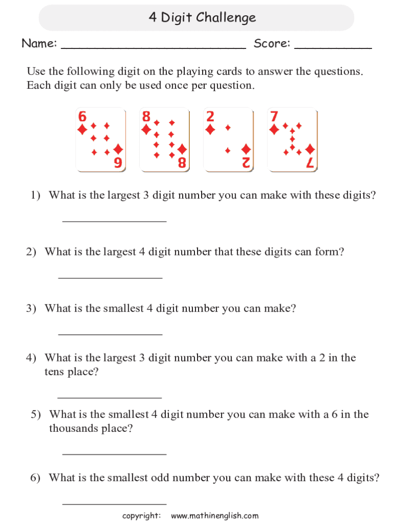Fillable Online Grade 5 Answer Key Fax Email Print - pdfFiller