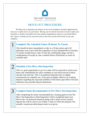 Fillable Online BNPM Move Out & Notice Of Intent To Vacate 092216 Fax ...
