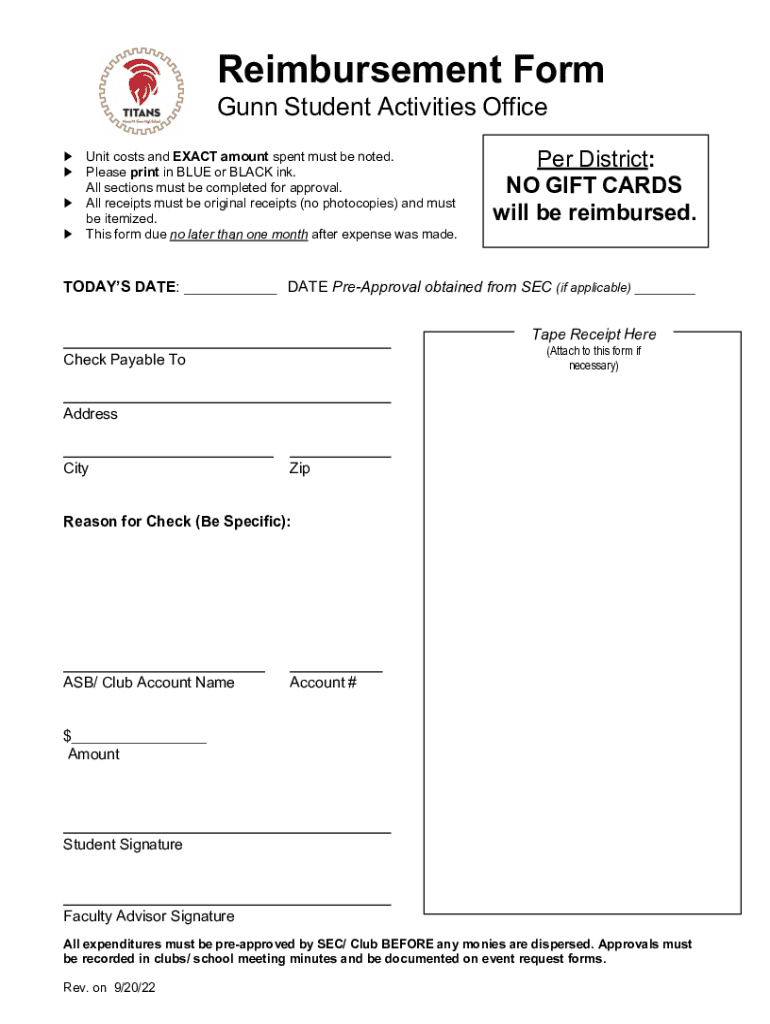 Fillable Online ASB /Club Forms Fax Email Print - pdfFiller