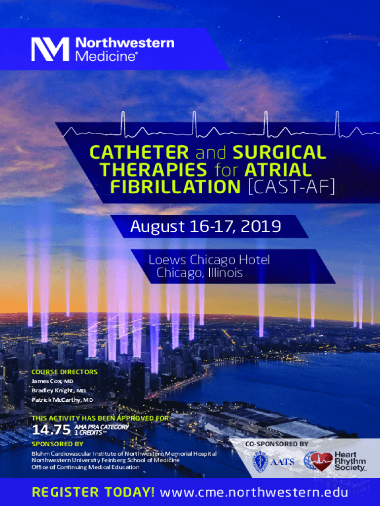 Fillable Online Catheter & Surgical Therapies for Atrial Fibrillation ...
