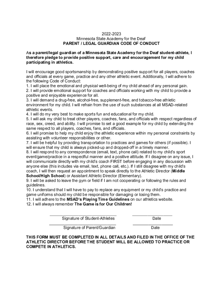 Fillable Online Policies - Minnesota State Academies for the Deaf and the ... Fax Email Print ...