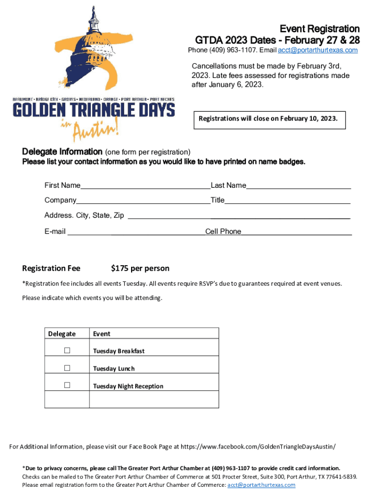 Fillable Online Golden Triangle takes Austin road trip Fax Email Print ...
